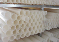 1.5mm - 15mm Thickness PVDF Pipe 5m Length High Purity For Acid Water Transport
